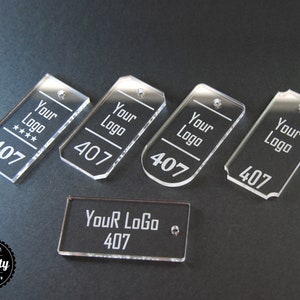 Personalized Hotel Key Tag, Keychain With Your Logo and Room Number - Etsy