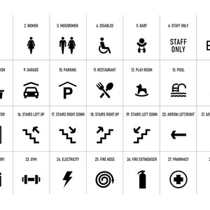 Room Number Sign for Hotel Signage Made of Acrylic, Apartment Door Sign ...