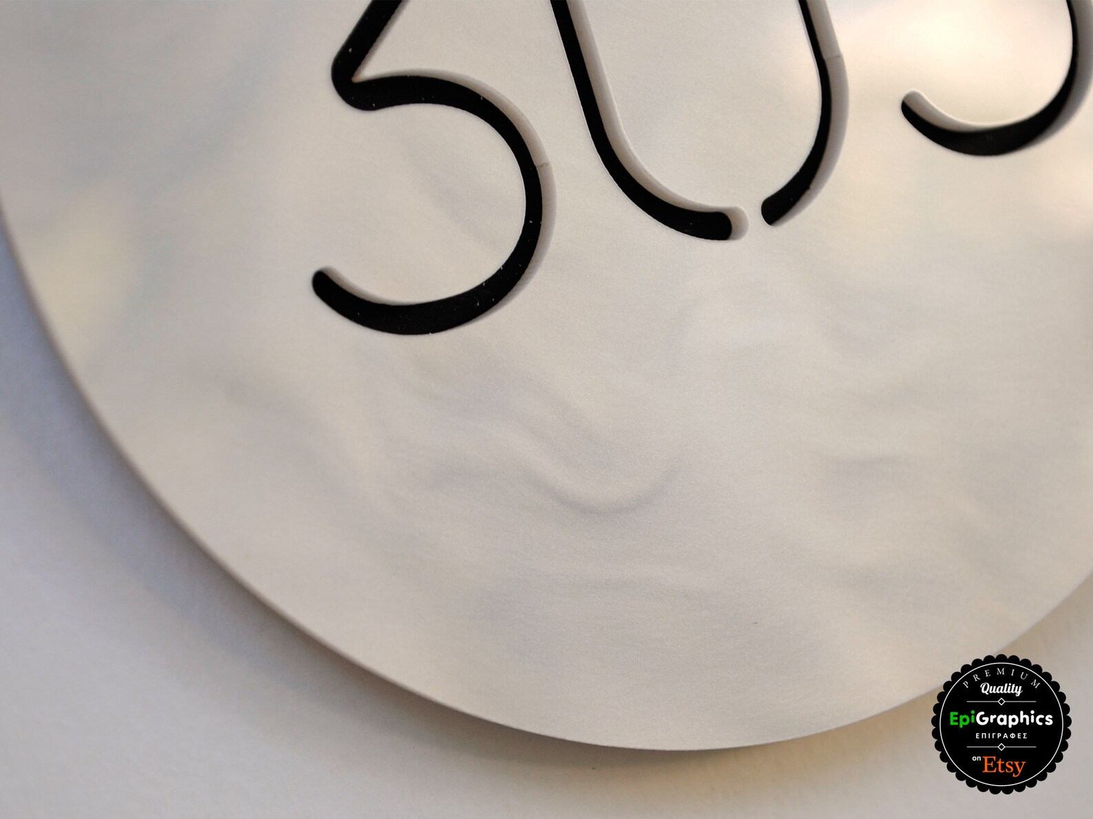 Round Shape Sign for Hotel Signage / Room Number Sign / - Etsy