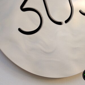 Round Shape Sign for Hotel Signage / Room Number Sign / Apartment Door ...