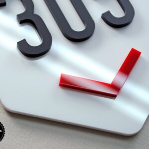 Room Number Sign for Hotel Signage Made of Acrylic, Apartment Door Sign ...