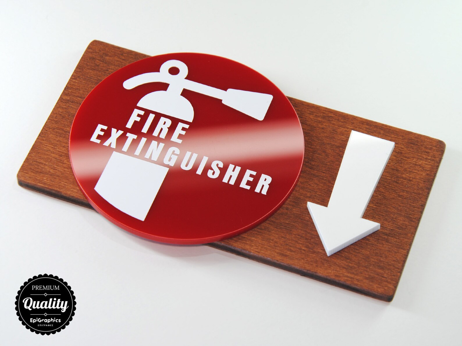 Fire Extinguisher Wooden & Acrylic Sign Acrylic Fire Sign - Etsy