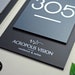 Room Number Sign for Hotel Signage Made of Acrylic, Apartment Door Sign ...