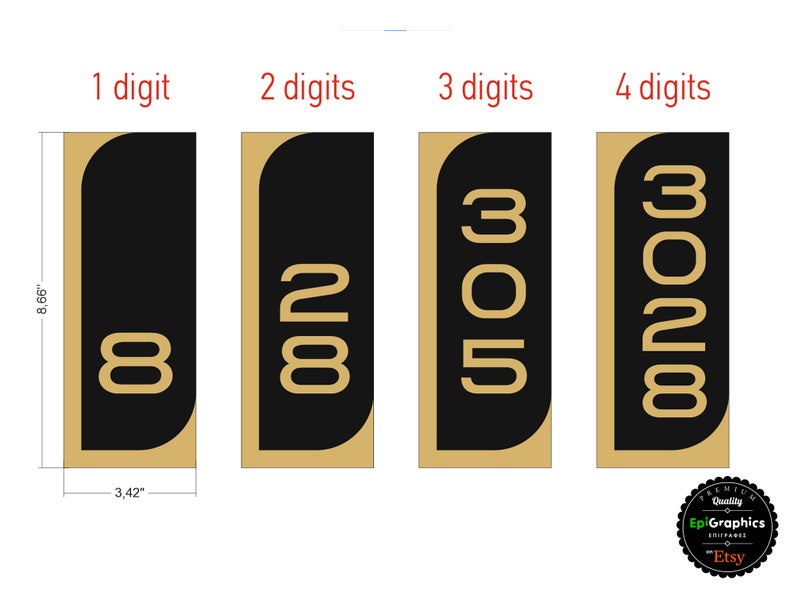 Sign for Hotel Signage Made of Wood & Acrylic Room Number - Etsy