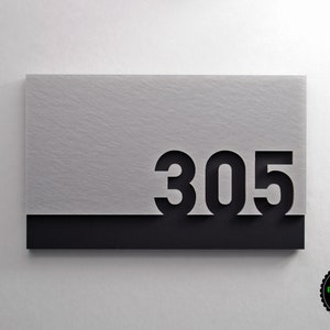 Sign for Hotel Signage Made of Acrylic, Room Number Sign, Apartment ...
