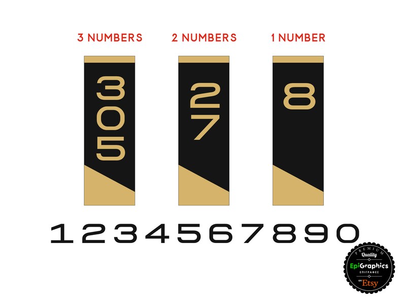 Modern Wood & Acrylic Room Number Sign - Hotel Door Signage - Etsy