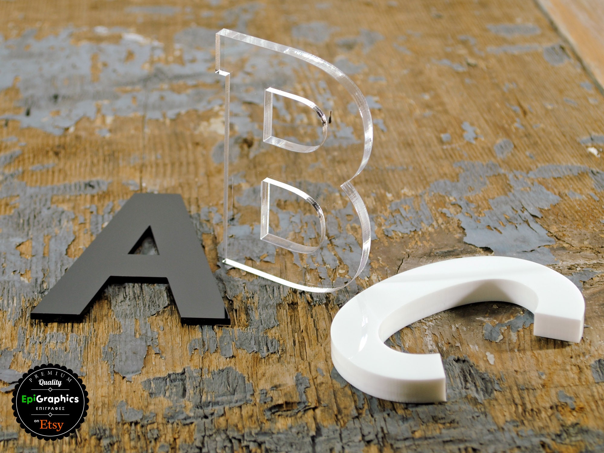 Acrylic Letters and Numbers 3mm / 5mm / 10mm - Etsy