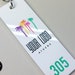 Personalized Acrylic Key Tag for Hotels, Keychain With Your Logo and ...