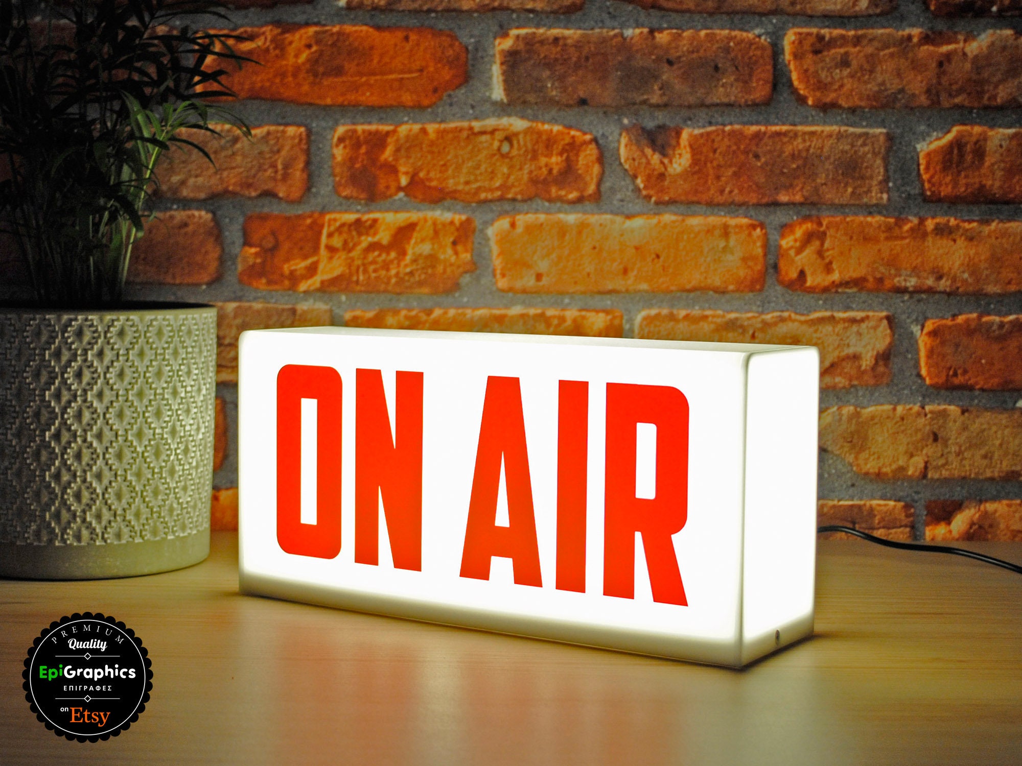 On Air or Personalized Decorative Sign / Acrylic Lightbox With Your ...