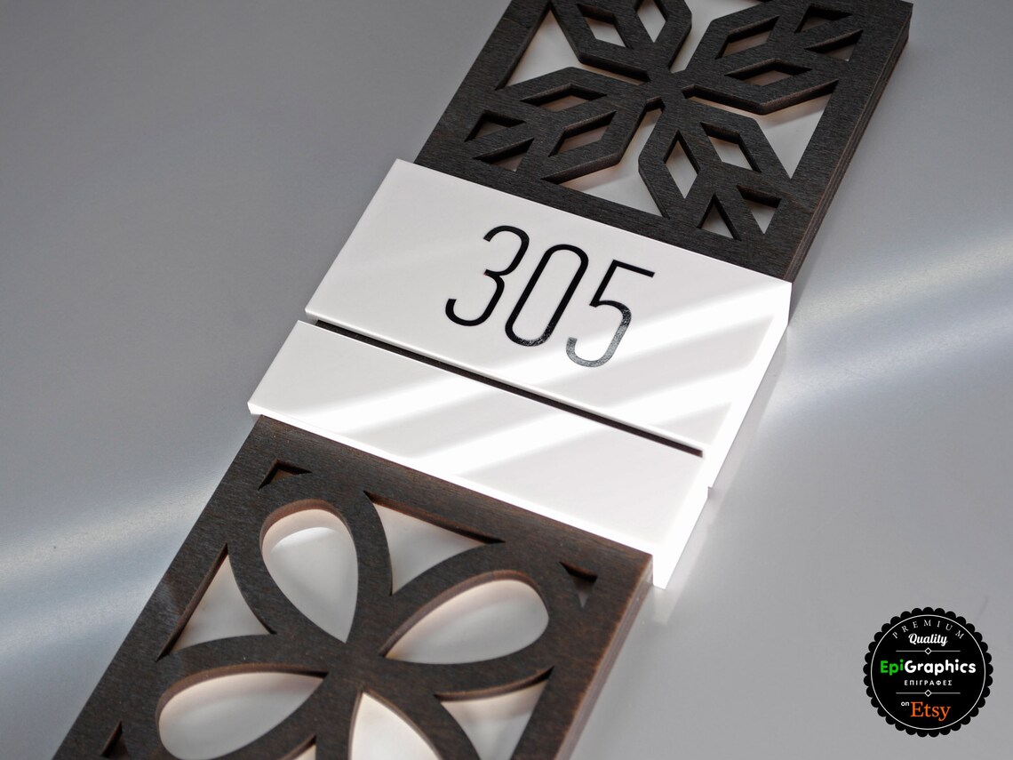 Luxury Sign for Hotel Signage Made of Wood & Acrylic Room - Etsy