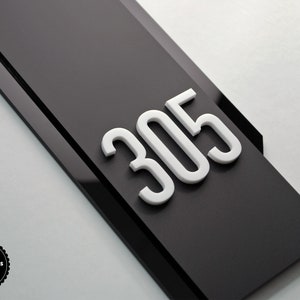 Sign for Hotel Signage Made of Acrylic, Room Number Sign, Apartment ...