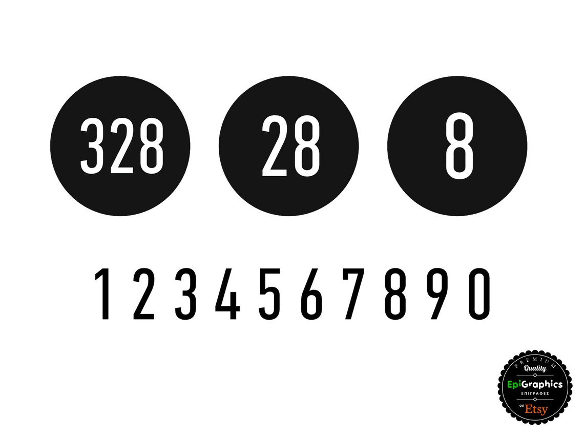 Round Shape Sign for Hotel Signage / Room Number Sign / - Etsy