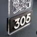 Room Number Sign Made of Acrylic for Hotel Signage, Apartment Door Sign ...