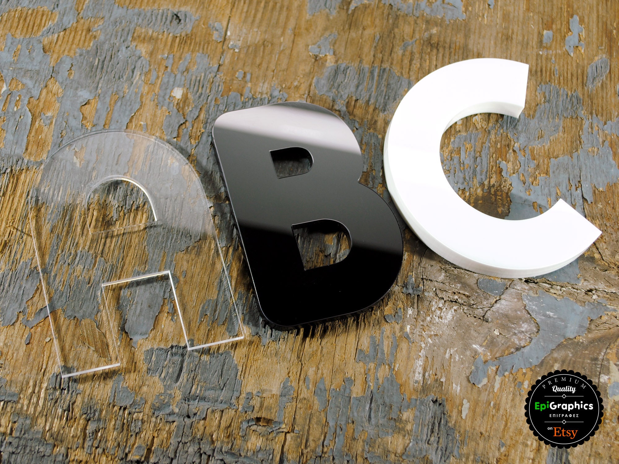 Acrylic Letters and Numbers 3mm / 5mm / 10mm | Etsy