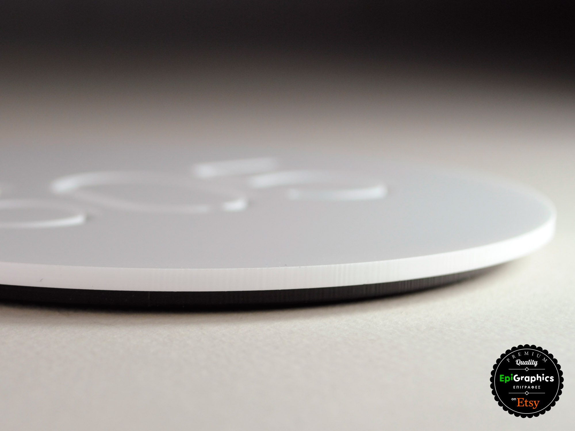 Round Shape Sign for Hotel Signage / Room Number Sign / - Etsy