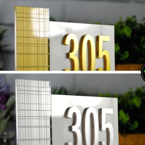 Room Number Sign for Hotel Signage, Apartment Door Sign - Etsy