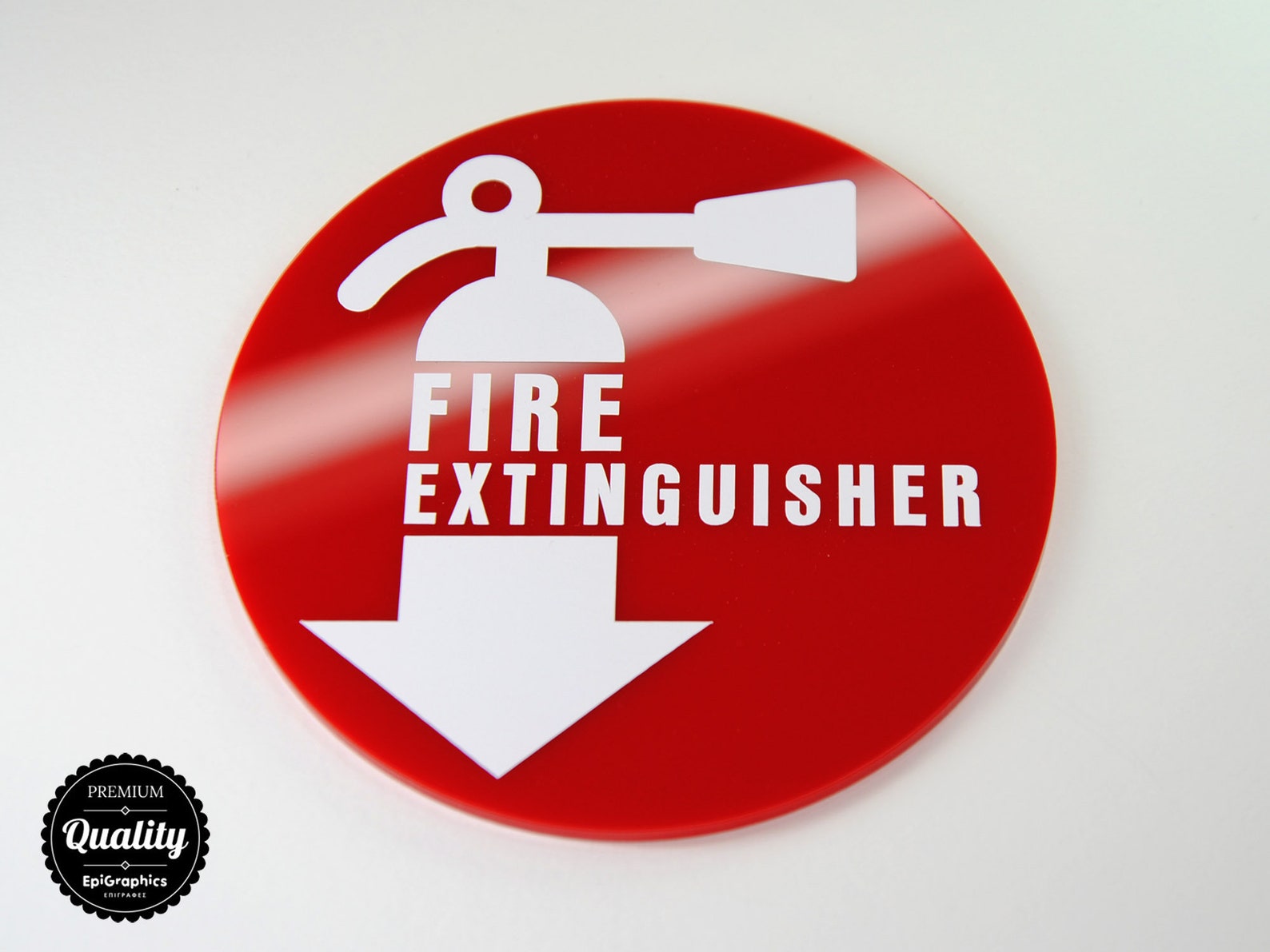 Fire Extinguisher Acrylic Sign Acrylic Fire Sign Safety | Etsy