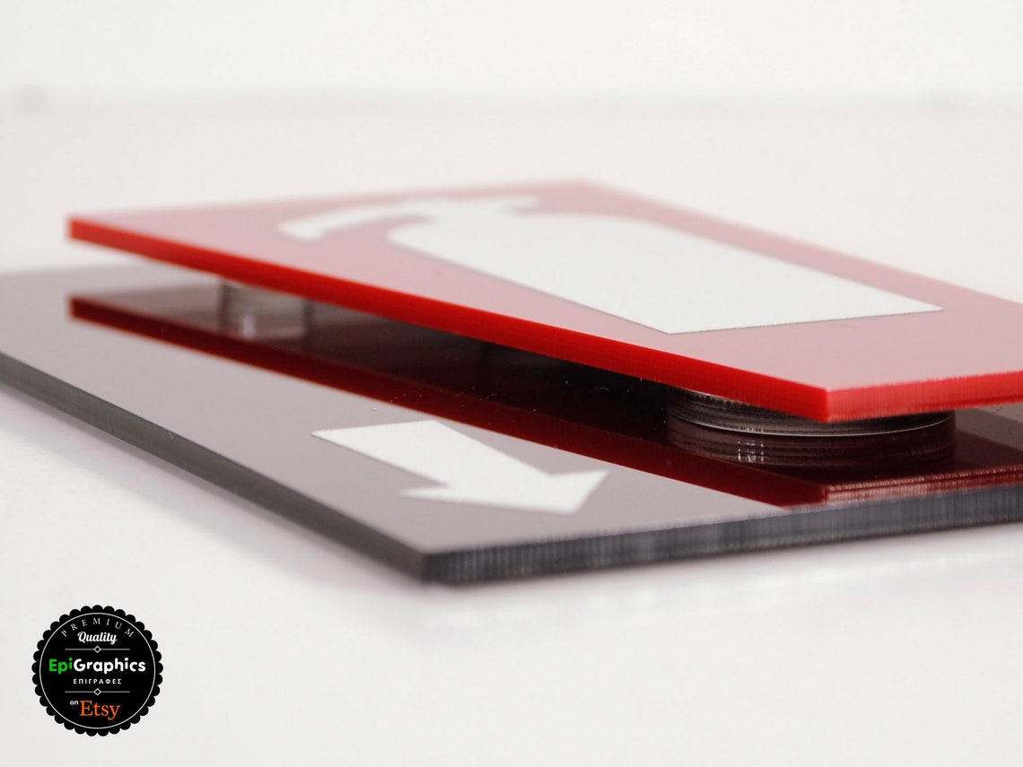 Fire Extinguisher Acrylic Safety Sign With Reflective Symbol. - Etsy