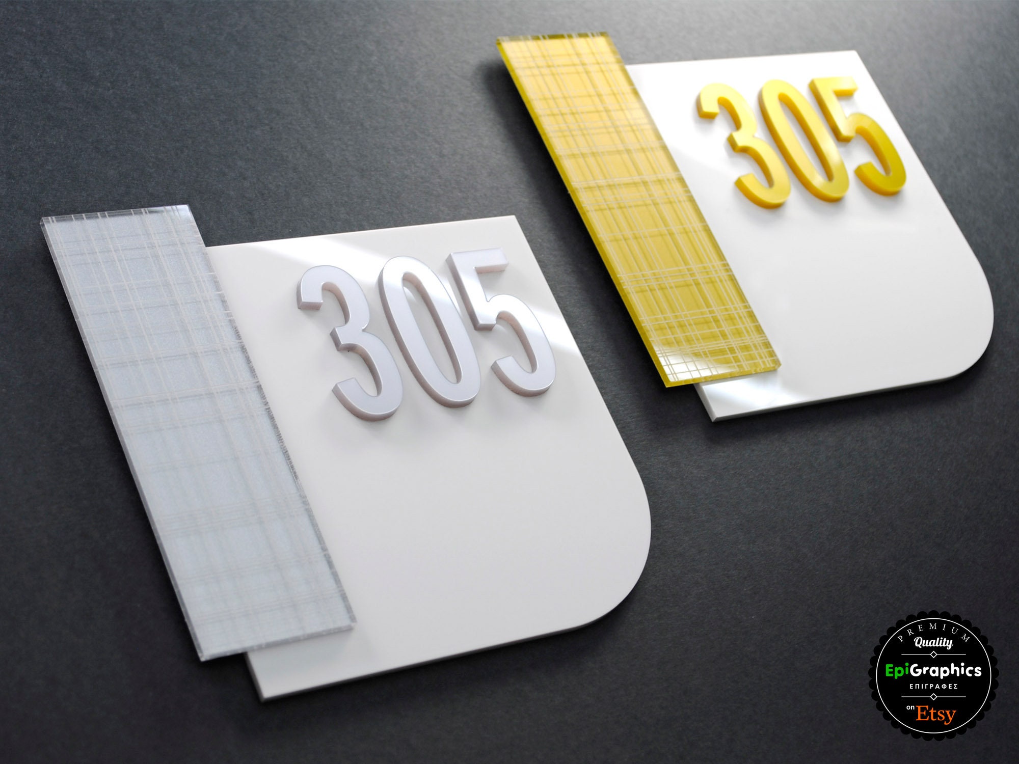 Room Number Sign for Hotel Signage, Apartment Door Sign - Etsy Canada