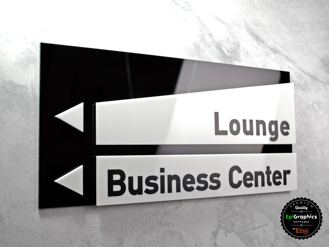 Acrylic Sign for Hotel Signage Room Number Sign Apartment | Etsy