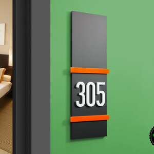 Sign for Hotel Signage Made of Acrylic, Room Number Sign, Apartment ...