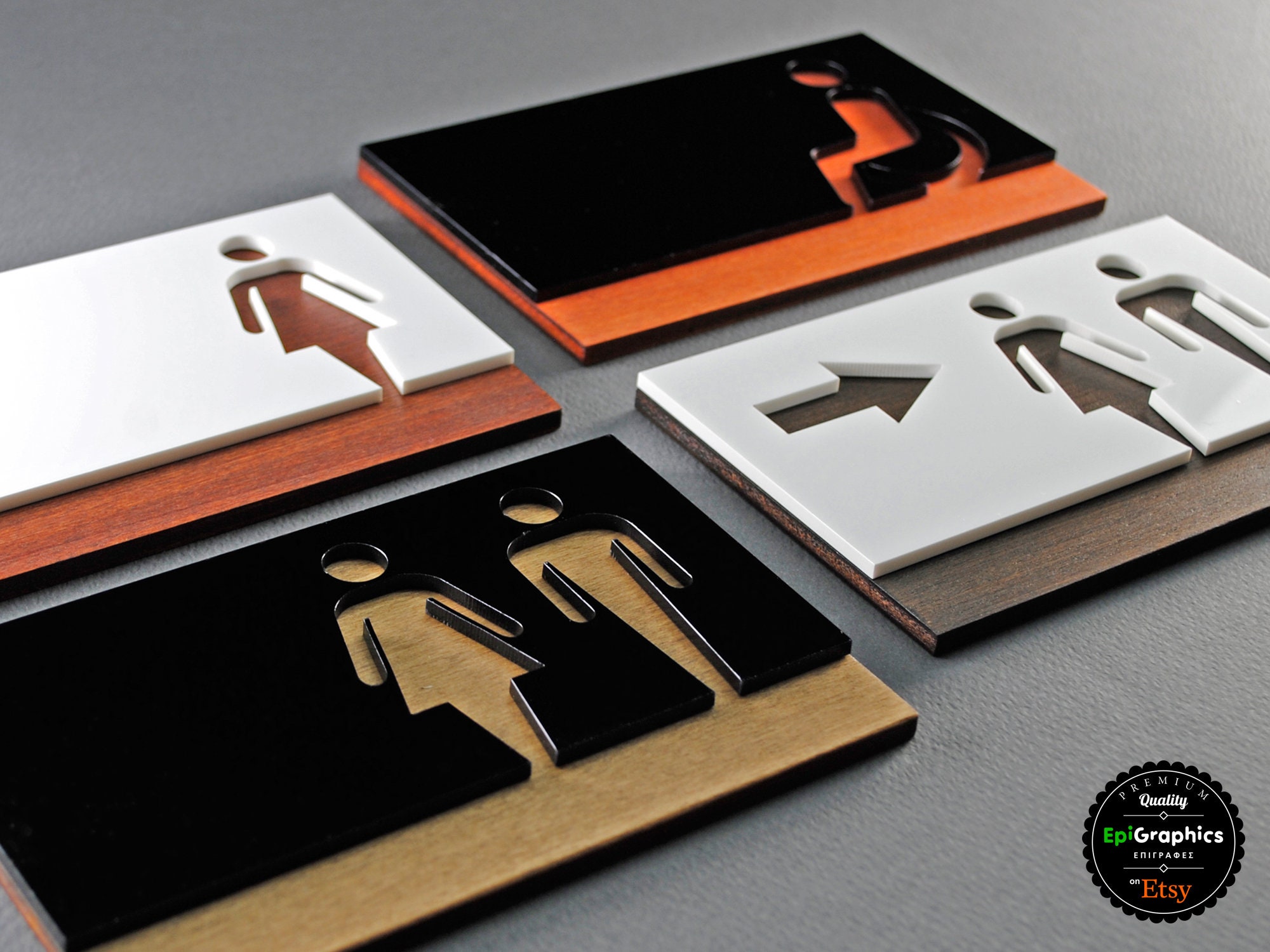 Wooden WC Sign for Hotel Restaurants and Office Signage - Etsy