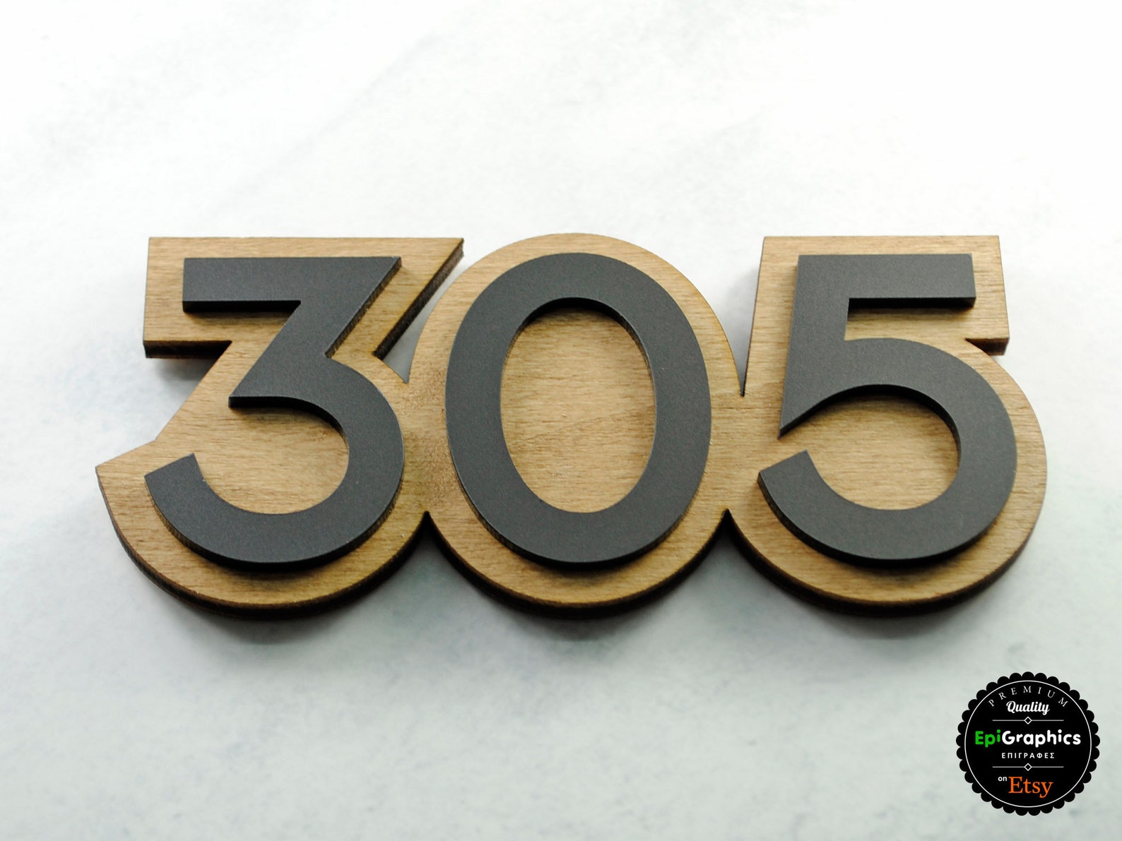 Wooden Sign With Acrylic Numbers for Hotel Signage / Room - Etsy Canada