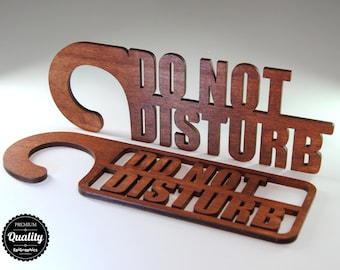 Wooden Door Hanger Sign do Not Disturb Please Clean | Etsy