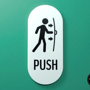 Push & Pull Door Sign (SET of Two) - Etsy