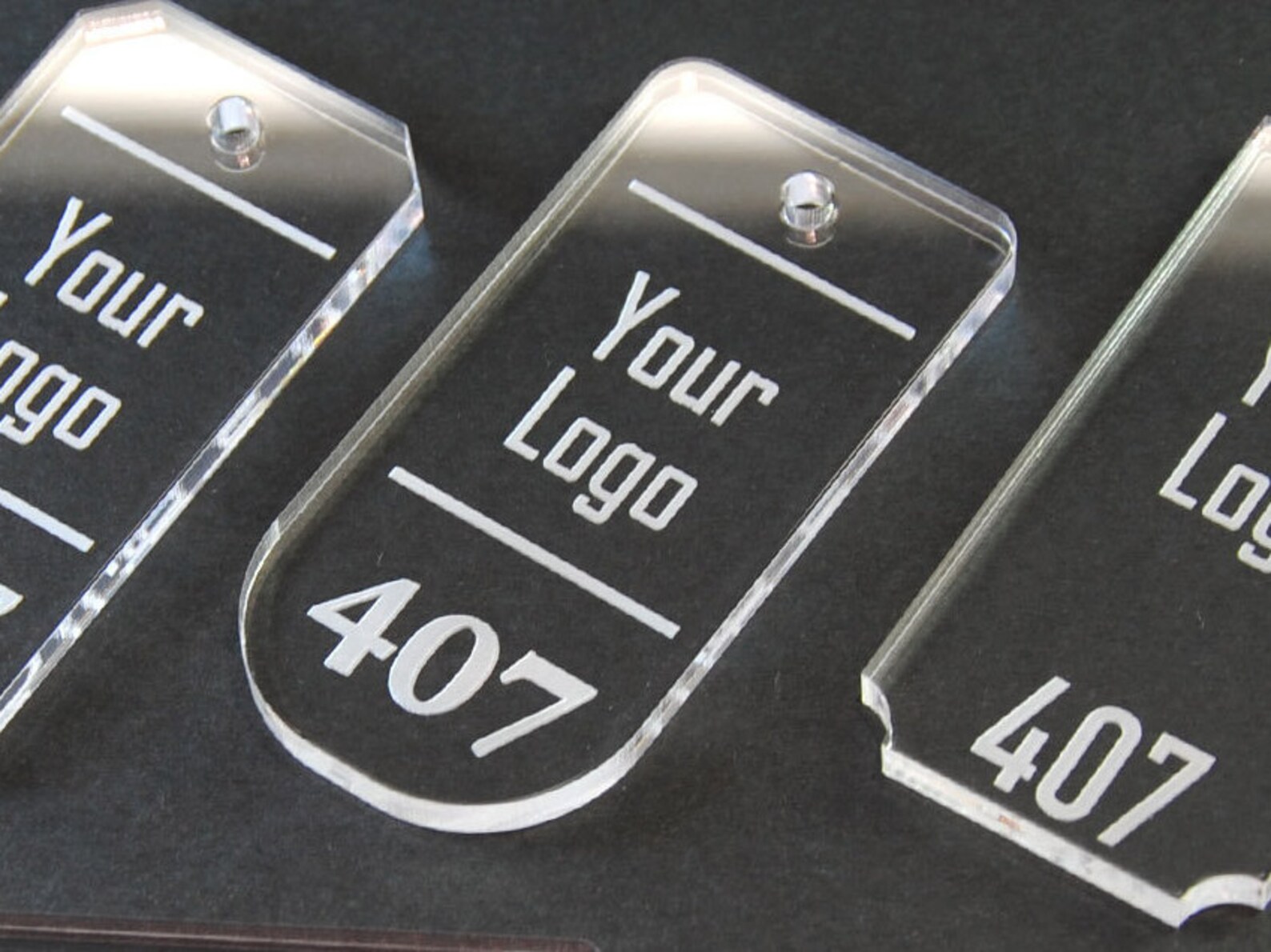 Personalized Hotel Key Tag Keychain With Your Logo and Room | Etsy