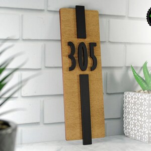 Sign for Hotel Signage Made of Wood & Acrylic, Room Number Sign ...