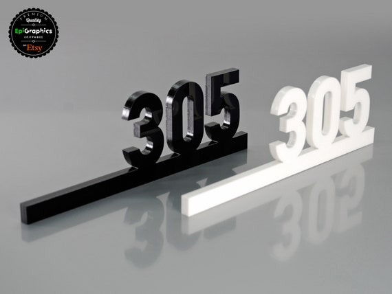 Acrylic Numbers for Hotel Signage Room Number Sign Apartment | Etsy Canada