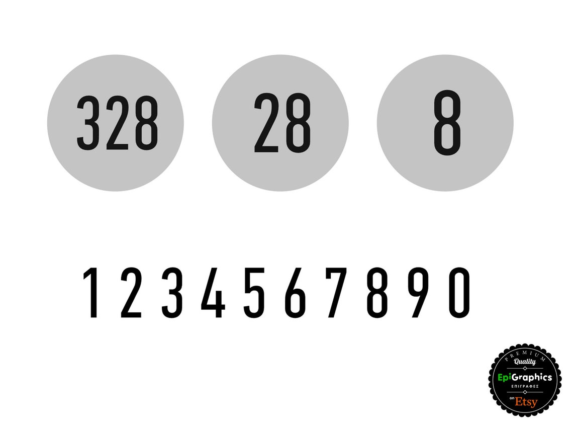 Round Shape Sign for Hotel Signage / Room Number Sign / - Etsy