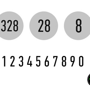 Round Shape Sign for Hotel Signage / Room Number Sign / Apartment Door ...