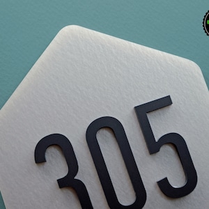 Room Number Sign for Hotel Signage Made of Acrylic, Apartment Door Sign ...