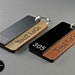 Personalized Modern Keychain for Hotels, Key Tag With Your Logo and ...