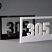 Framed Acrylic Numbers for Hotel Signage, Room Number Sign, Apartment ...