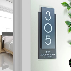 Room Number Sign for Hotel Signage Made of Acrylic, Apartment Door Sign ...