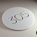 Round Shape Sign for Hotel Signage / Room Number Sign / - Etsy