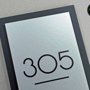 Room Number Sign for Hotel Signage Made of Acrylic, Apartment Door Sign ...
