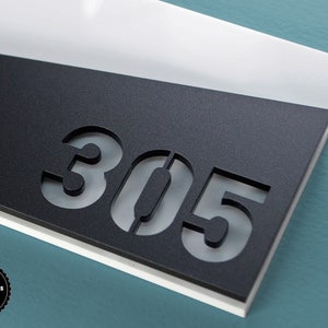 Acrylic Sign for Hotel Signage, Room Number Sign, Apartment Door Sign ...