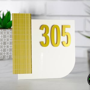 Room Number Sign for Hotel Signage, Apartment Door Sign - Etsy