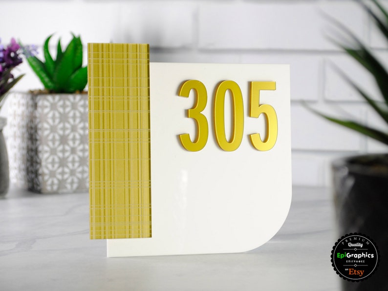 Room Number Sign for Hotel Signage Apartment Door Sign - Etsy