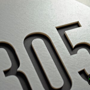 Round Shape Sign for Hotel Signage / Room Number Sign / Apartment Door ...