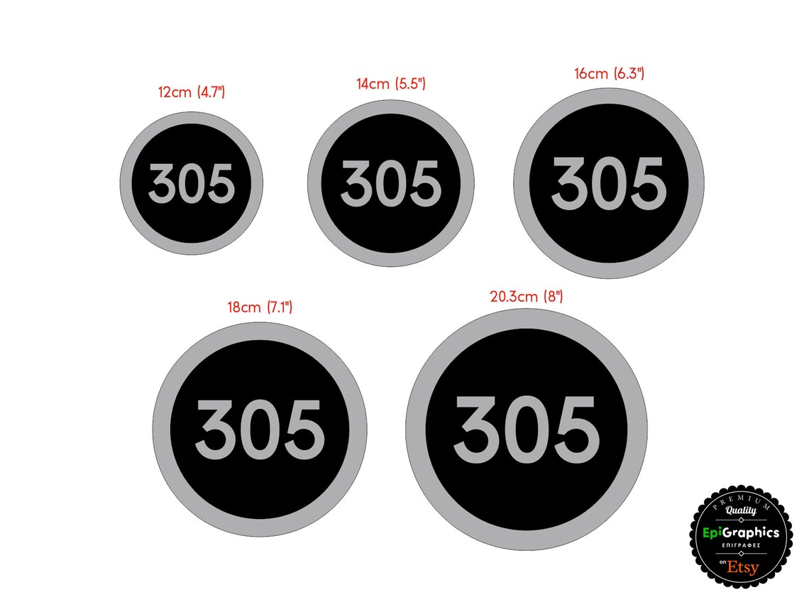 Round Shape Brushed Aluminum Sign for Hotel Signage / Room - Etsy