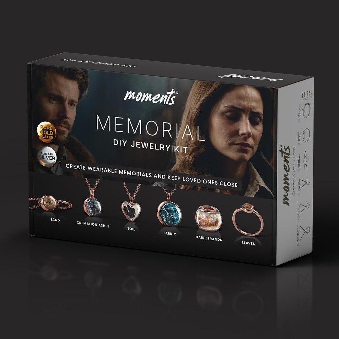 DIY Memorial Keepsake Necklace Kit Create a Personalized 18mm Pendant ...