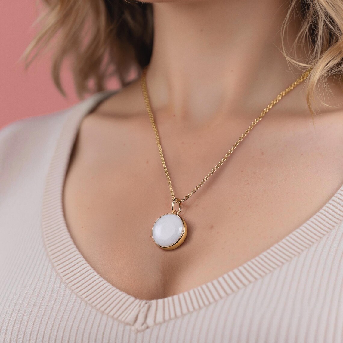 DIY Breast Milk KIT Medallion Necklace Circle of Life Round 18mm ...