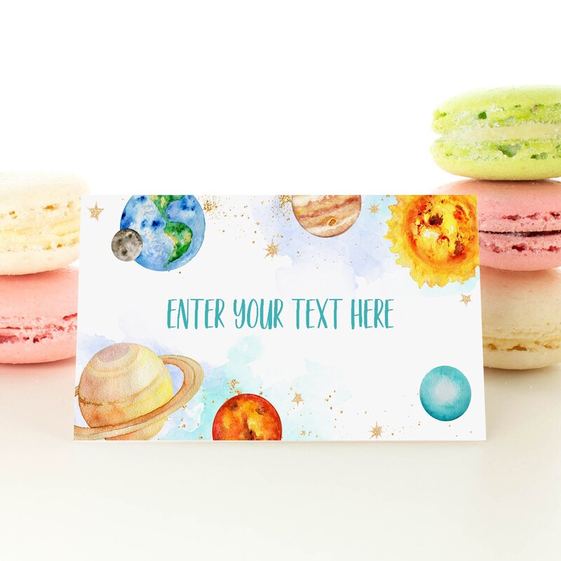 Outer Space Labels - Etsy