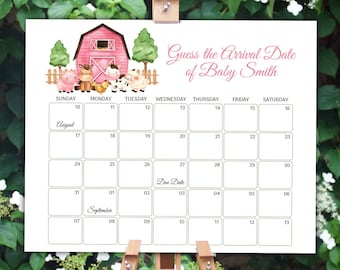 Farm Girl Calendar - Etsy