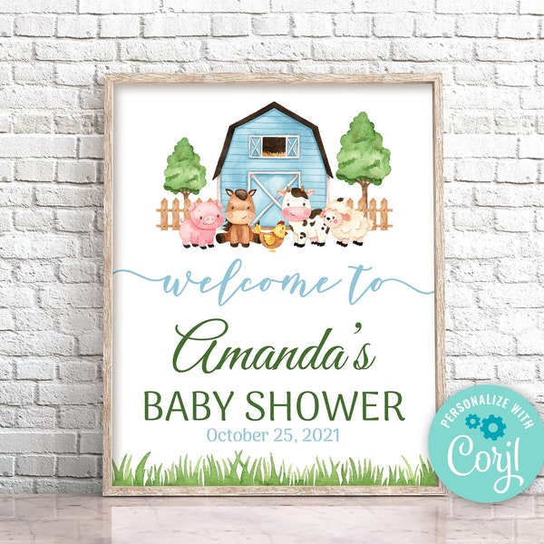 Farm Baby Shower - Etsy